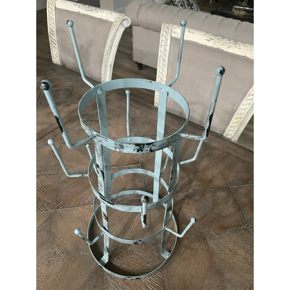 The Unbranded Brand | Dining | Blue French Style 3tier 2 Mug Tree Metal ...